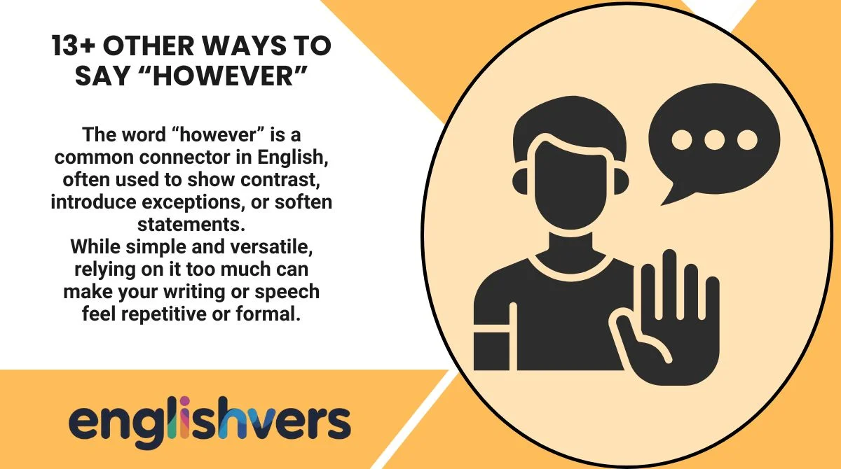 13+ Other Ways to Say “However” (Formal, Informal & Professional ...